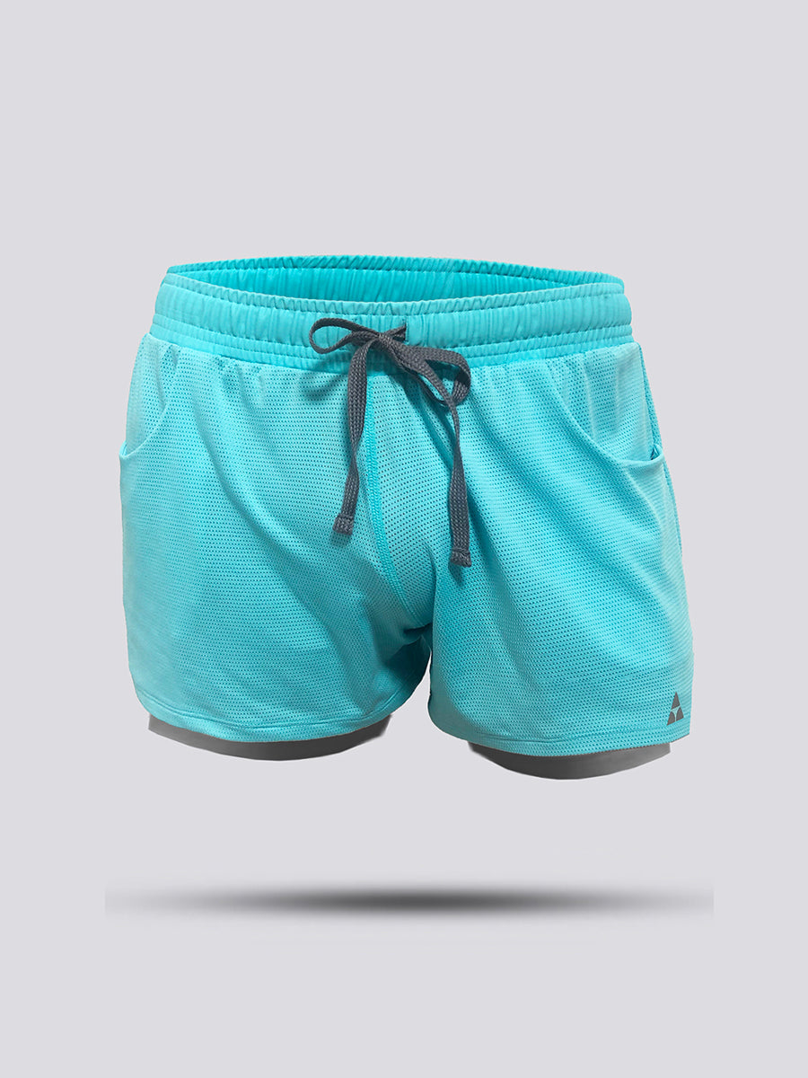 Men's Turquoise Shorts - Activewear For Men - Body Aware