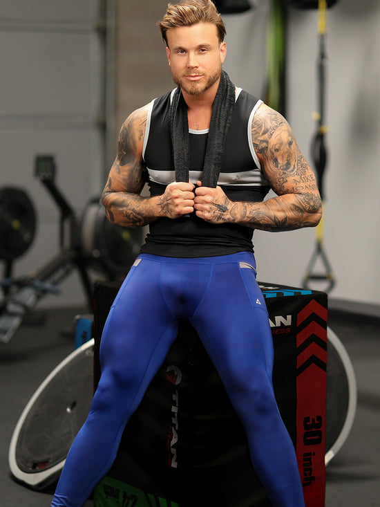 Men's Compression Leggings- Sports Leggings For Men- Body Aware