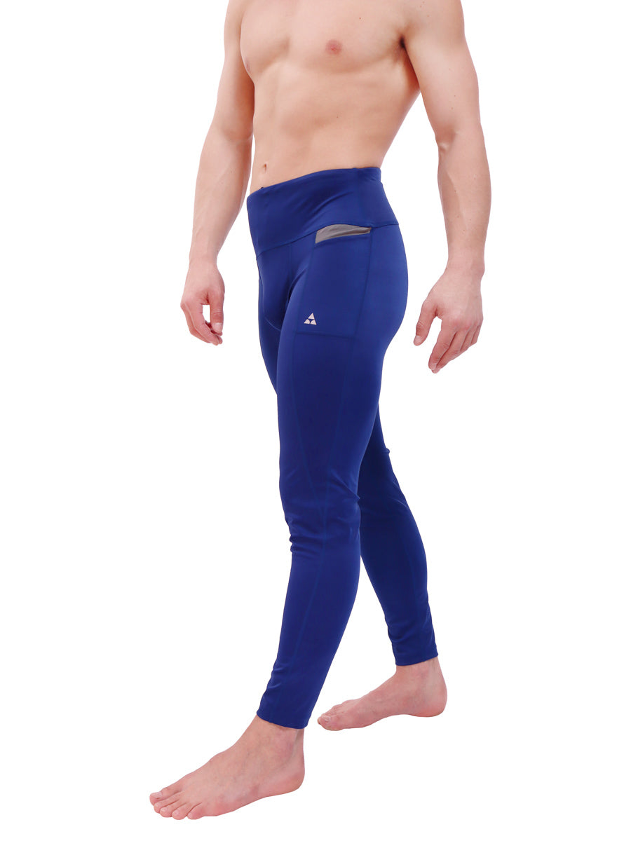 Men's Navy Blue Leggings - Activewear For Men - Body Aware