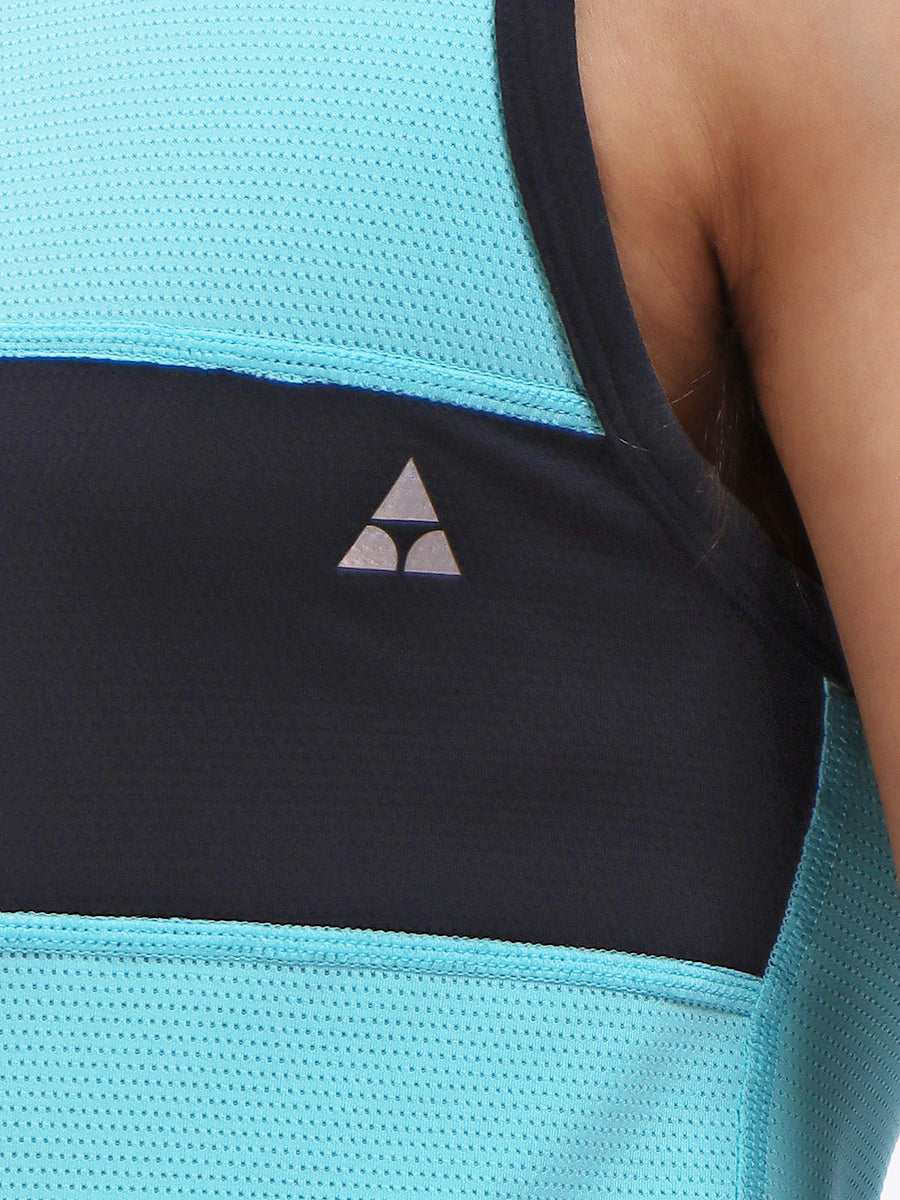 Men's Turquoise Tank Top - Activewear For Men - Body Aware
