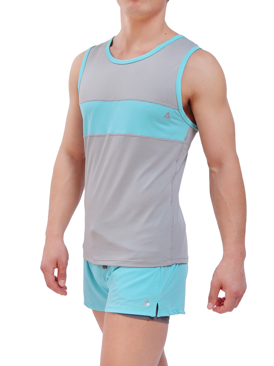 Men's Grey Tank Top - Activewear For Men - Body Aware