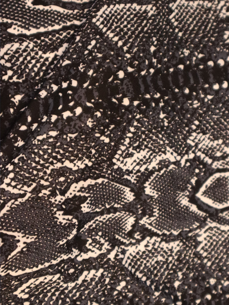 Men's Black Snake Print Jock Strap- Sexy Undies - Body Aware